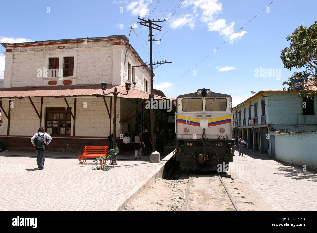 The train to the Devils Nose or El Nariz del Diablo Ecuador Stock Photo ...