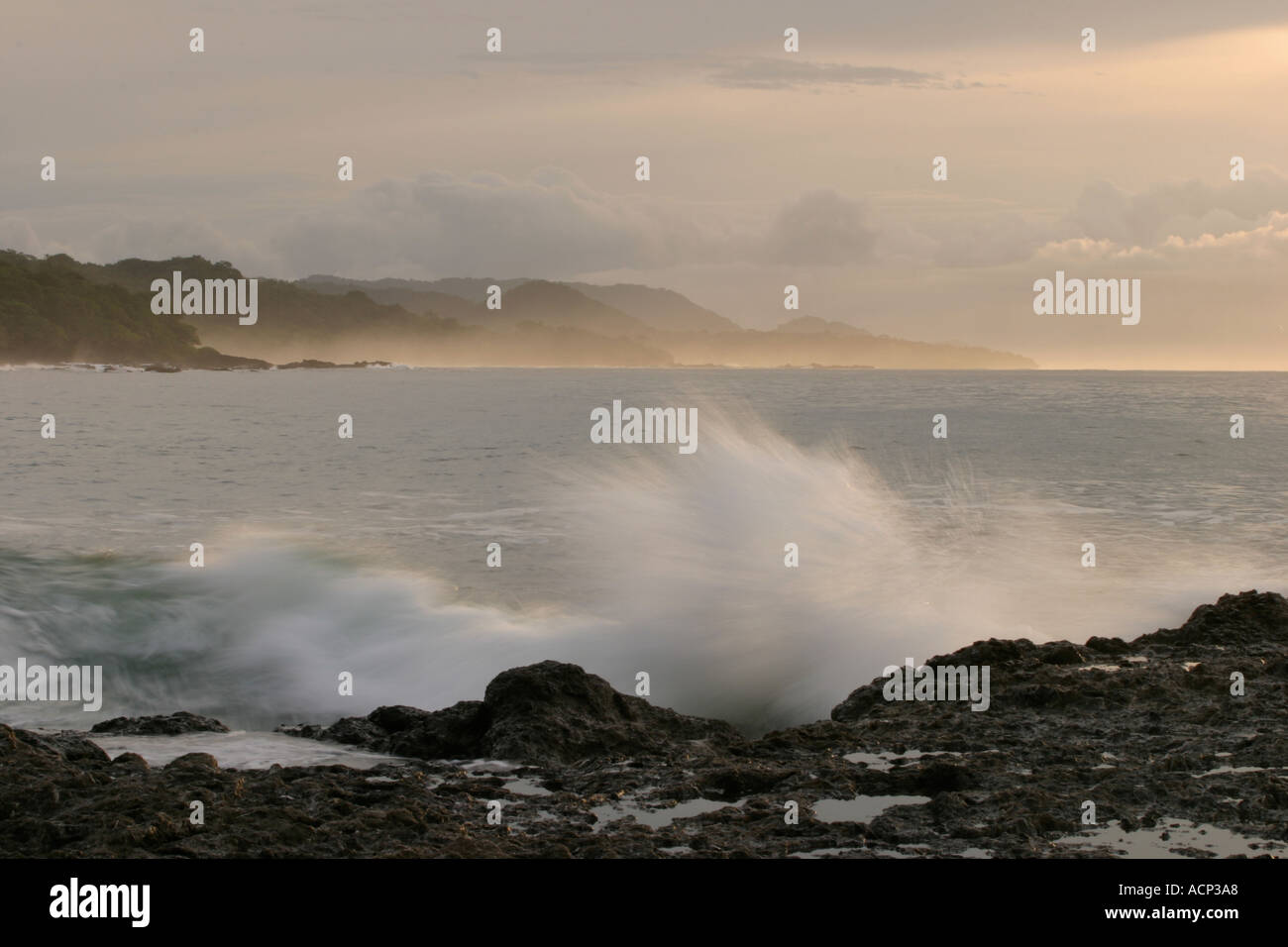 Costa Rican coast Montezuma Stock Photo - Alamy