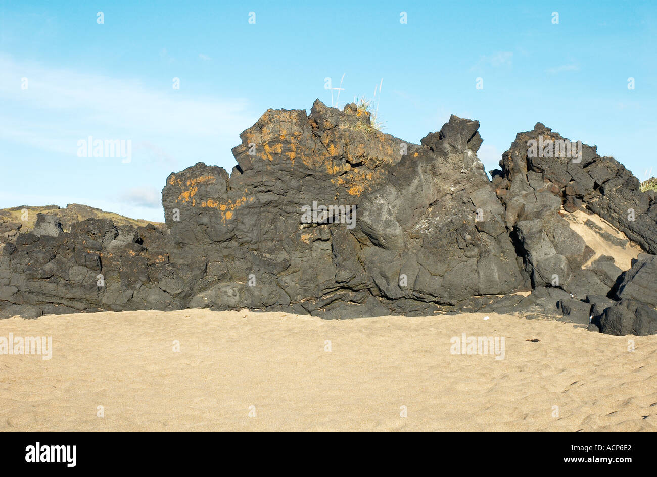 Beach in Skardsvik Snaefellsnes Peninsula West Iceland Stock Photo - Alamy