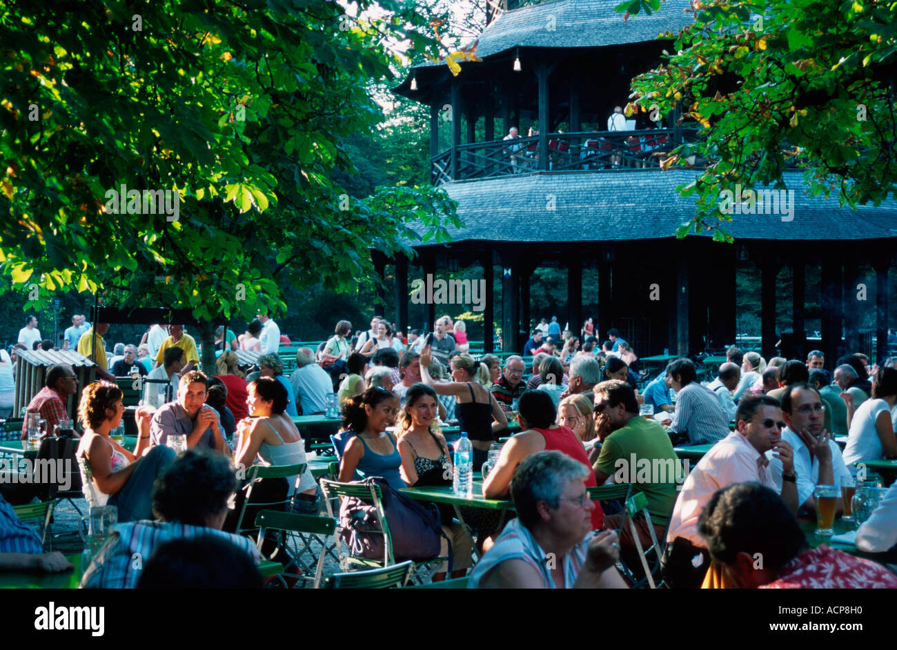 Beer garden munich hi-res stock photography and images - Alamy