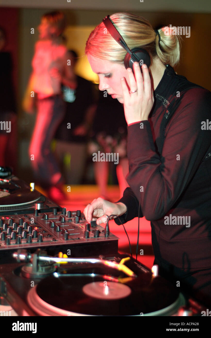 Female disc jockey hi-res stock photography and images - Alamy