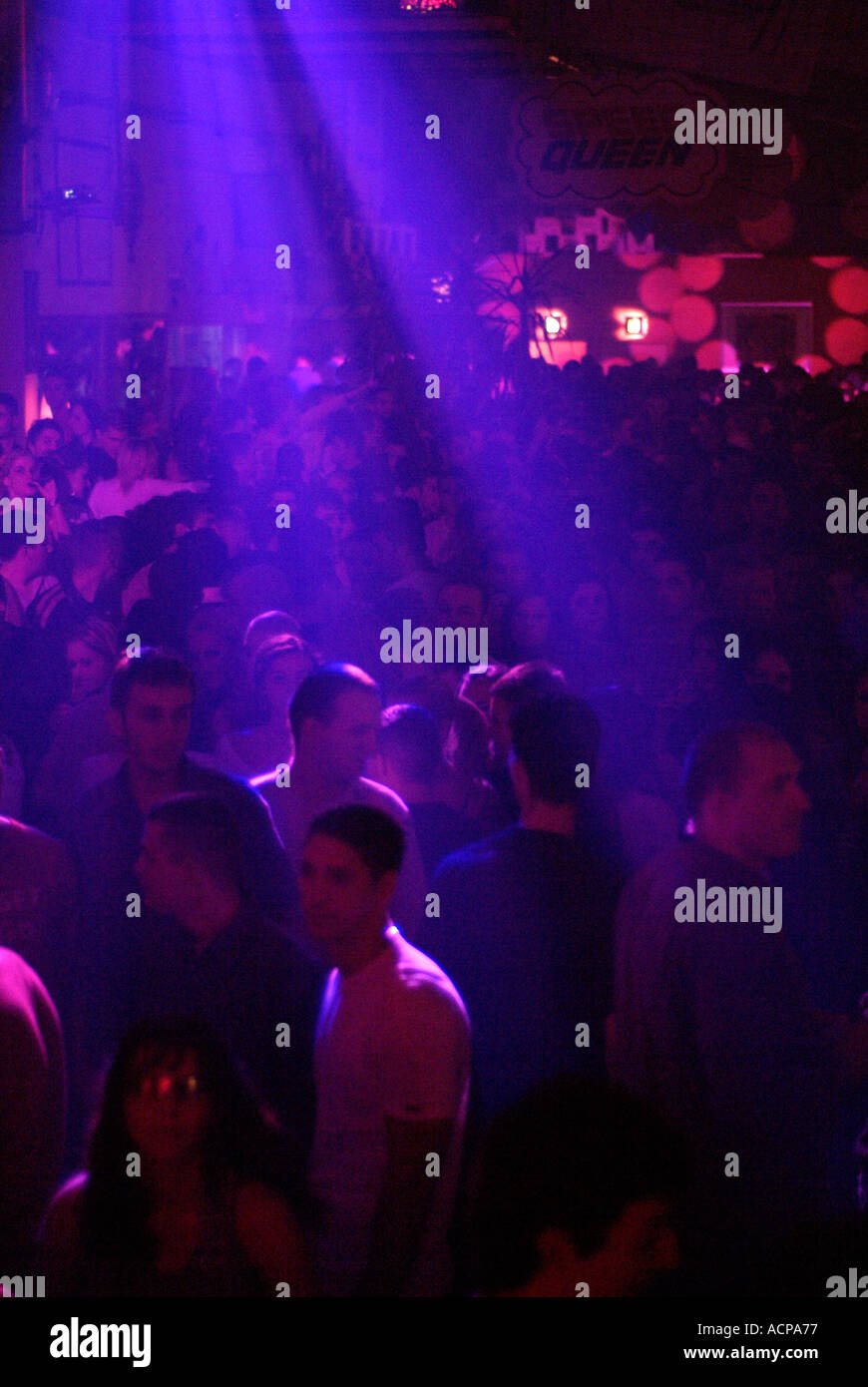 Nightclub Dancefloor Packed with Young People Dancing and Partying ...