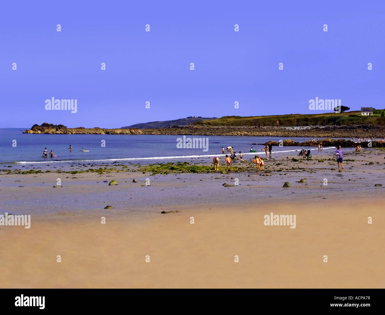france brittany finistere armorican corniche amorique peninsula pointe ...