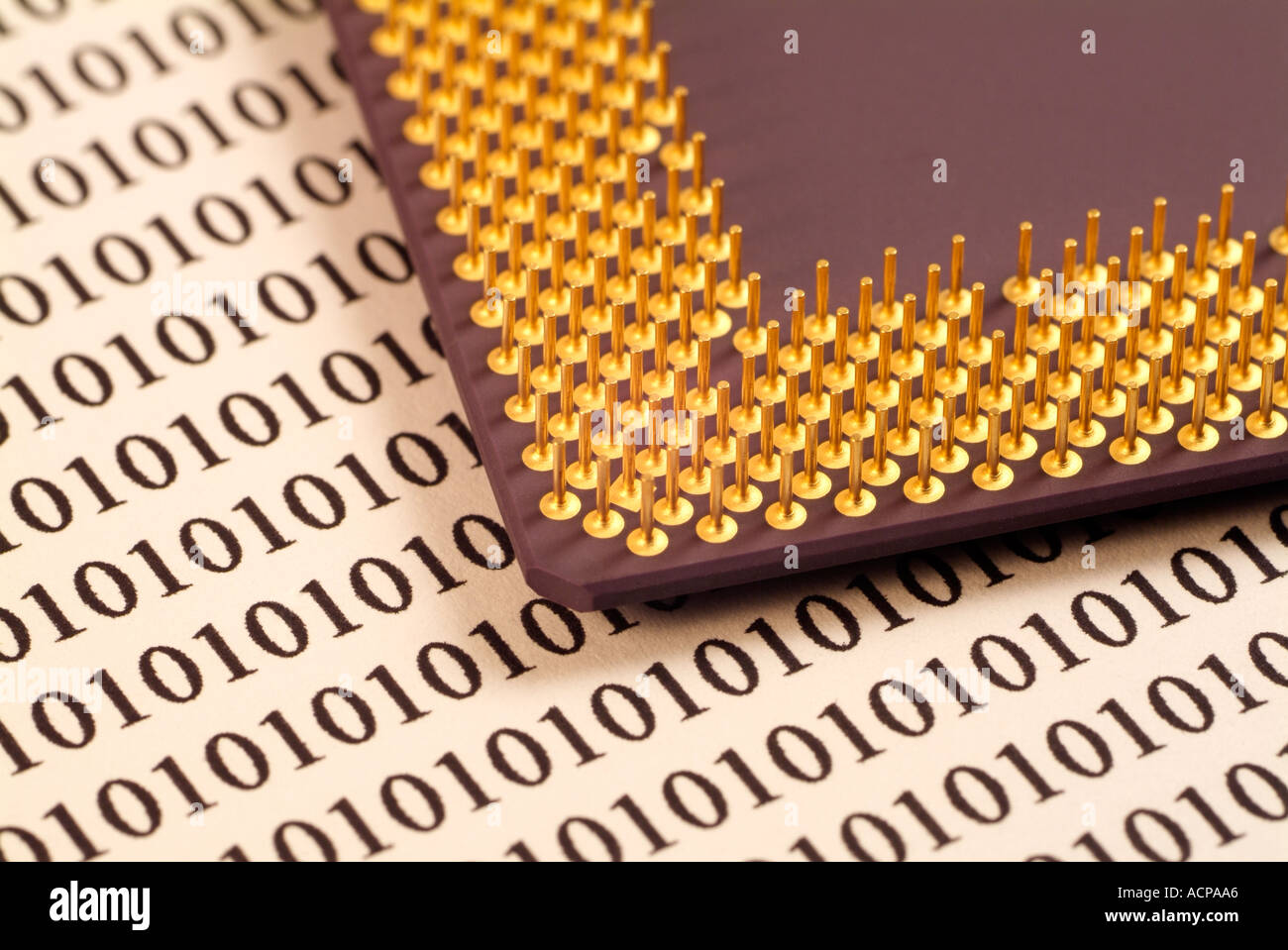 Binary digits processor cpu hi-res stock photography and images - Alamy