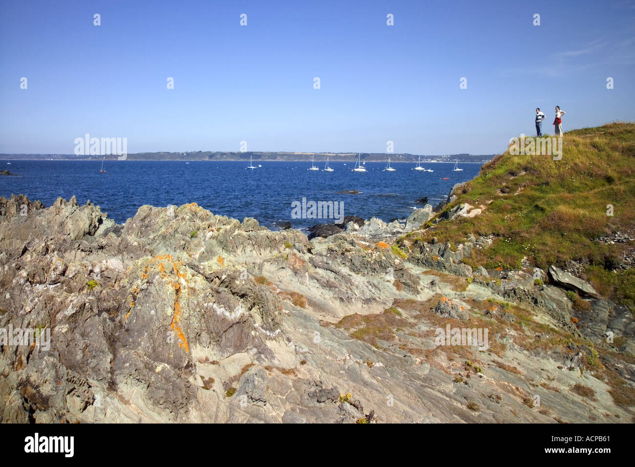 france brittany finistere armorican corniche amorique peninsula presqu ...