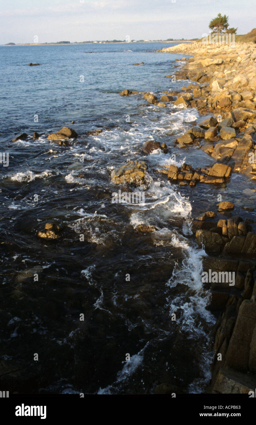 French coast in Morbihan gulf Stock Photo - Alamy