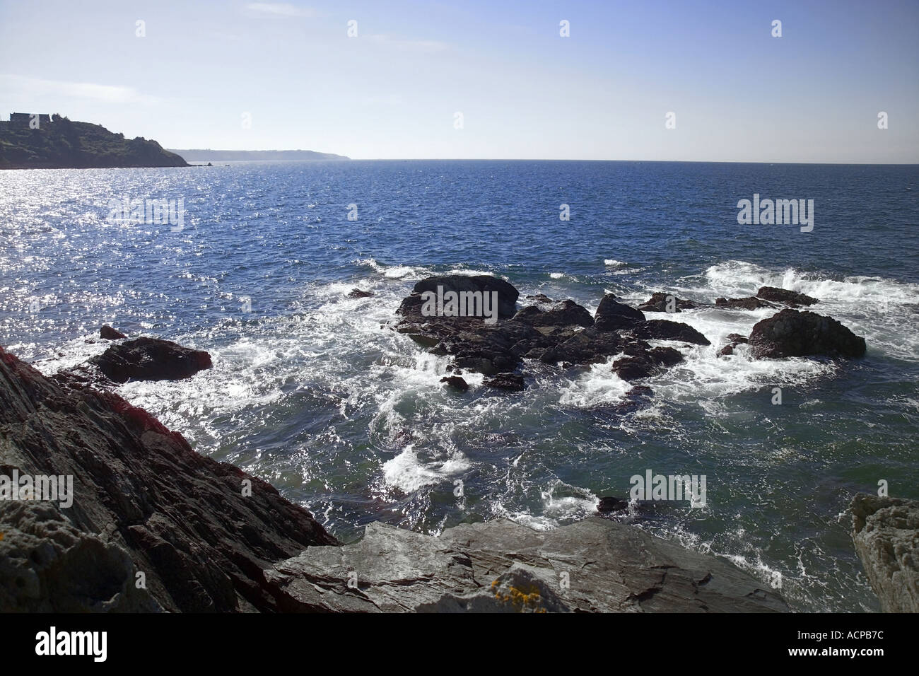 france brittany finistere armorican corniche amorique peninsula presqu ...