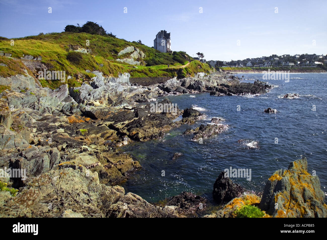 france brittany finistere armorican corniche amorique peninsula presqu ...