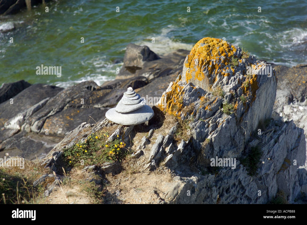 france brittany finistere armorican corniche amorique peninsula presqu ...