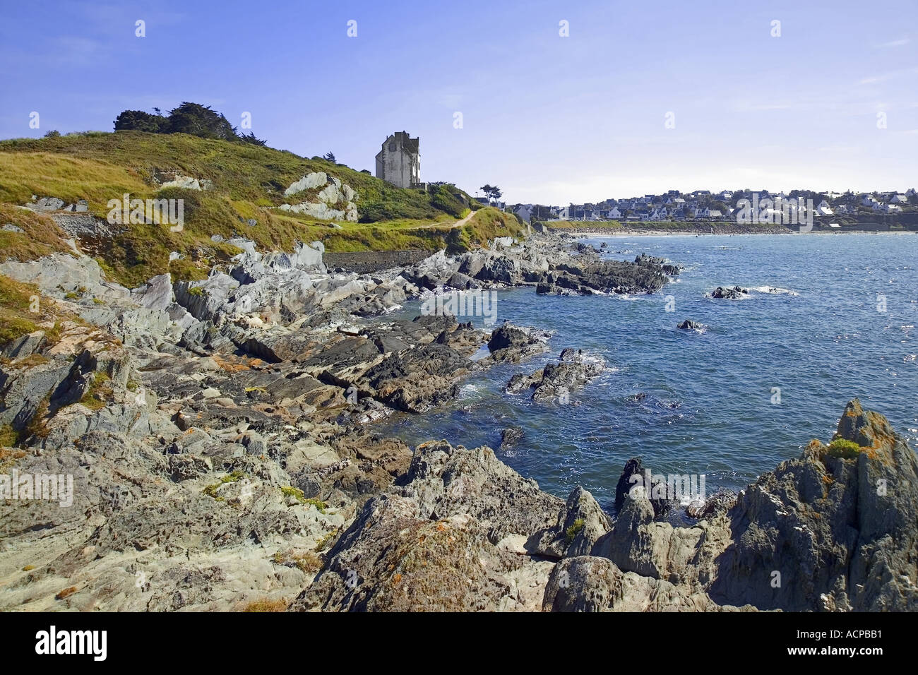 france brittany finistere armorican corniche amorique peninsula presqu ...