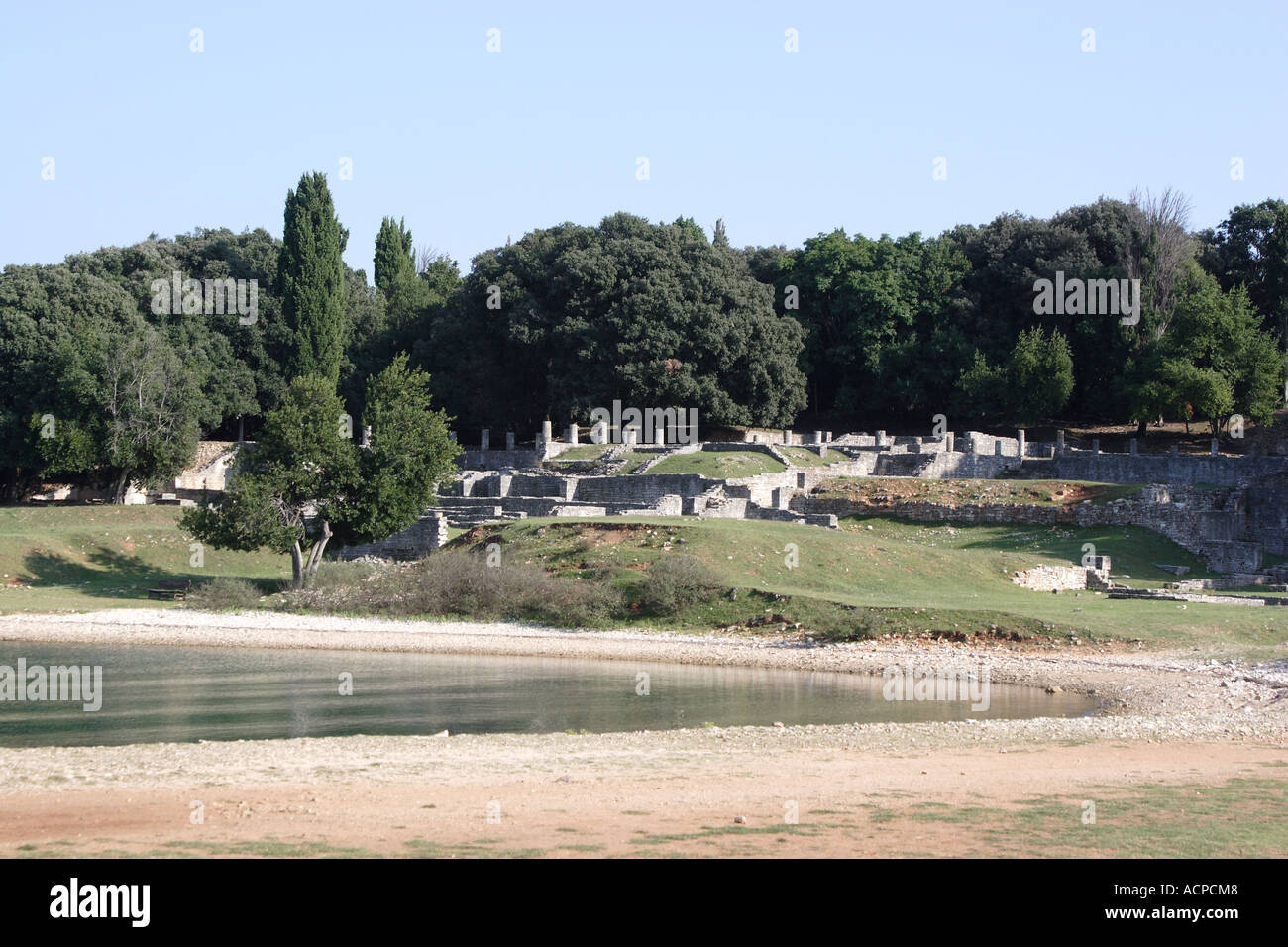 Remains of Roman Villa on Veli Brijun Tito s Island Croatia Stock Photo ...