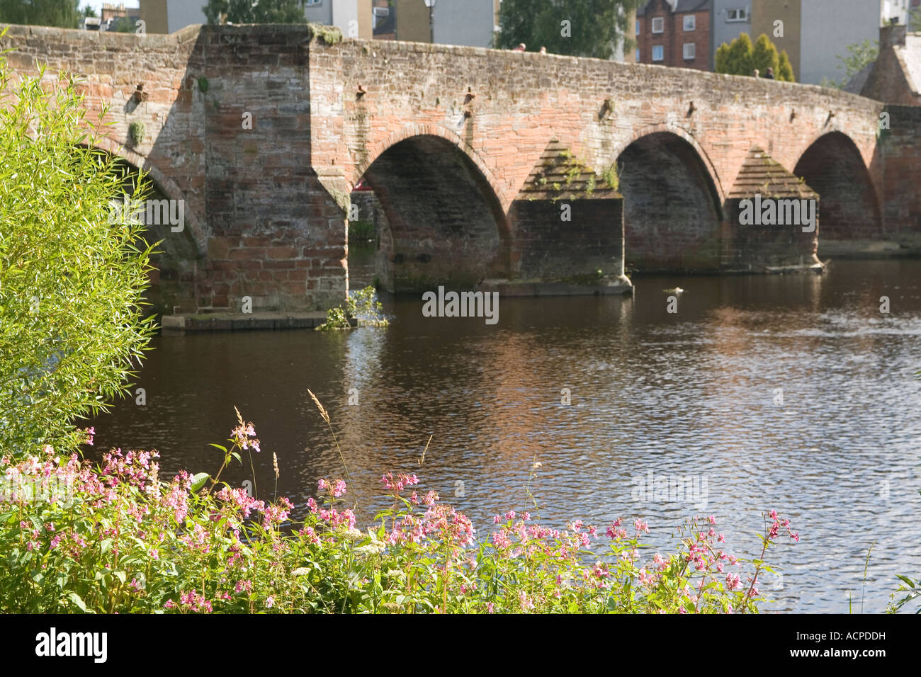Scotland. Dumfries&Galloway. Dumfries. Old bridge Stock Photo - Alamy