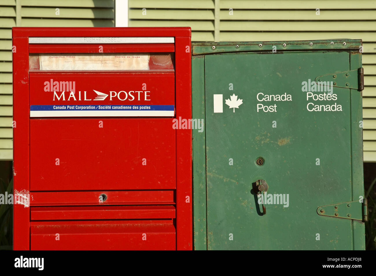 Community mailboxes in canada hi-res stock photography and images - Alamy