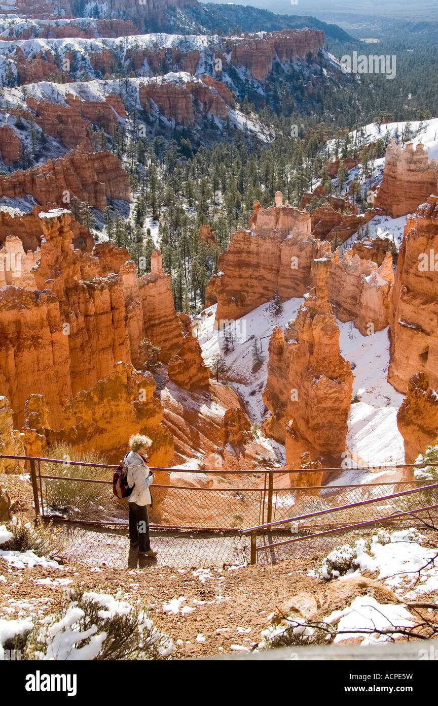 A picture illustrating some of the many of the features of Bryce Canyon ...