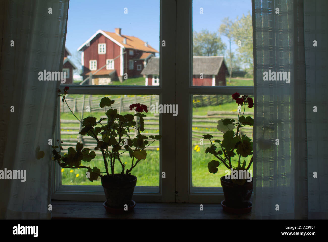 Window to Sweden Stock Photo - Alamy
