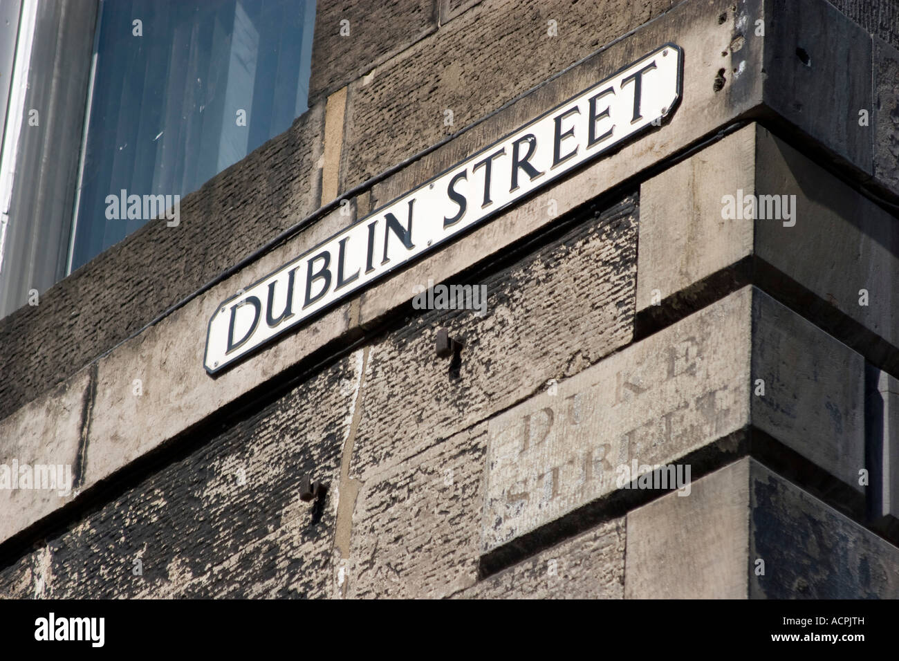 Street sign Edinburgh Scotland UK Stock Photo - Alamy