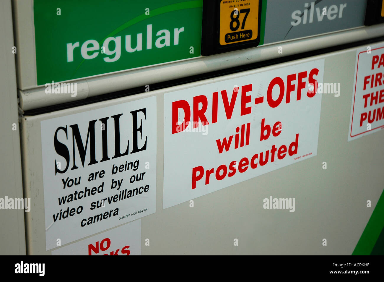 Gasoline pump instructions hi-res stock photography and images - Alamy