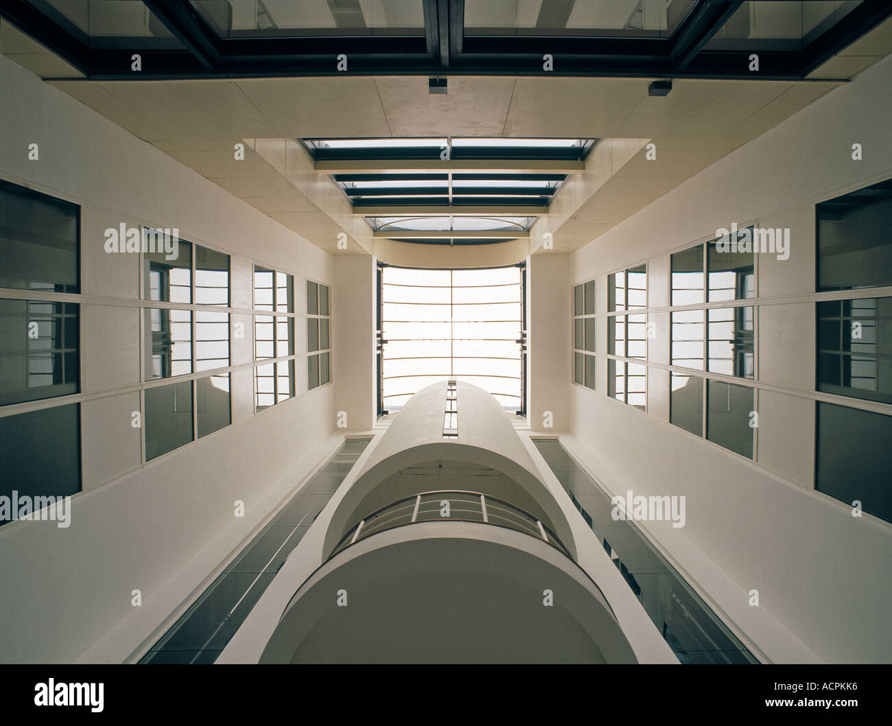 View into an atrium Stock Photo - Alamy