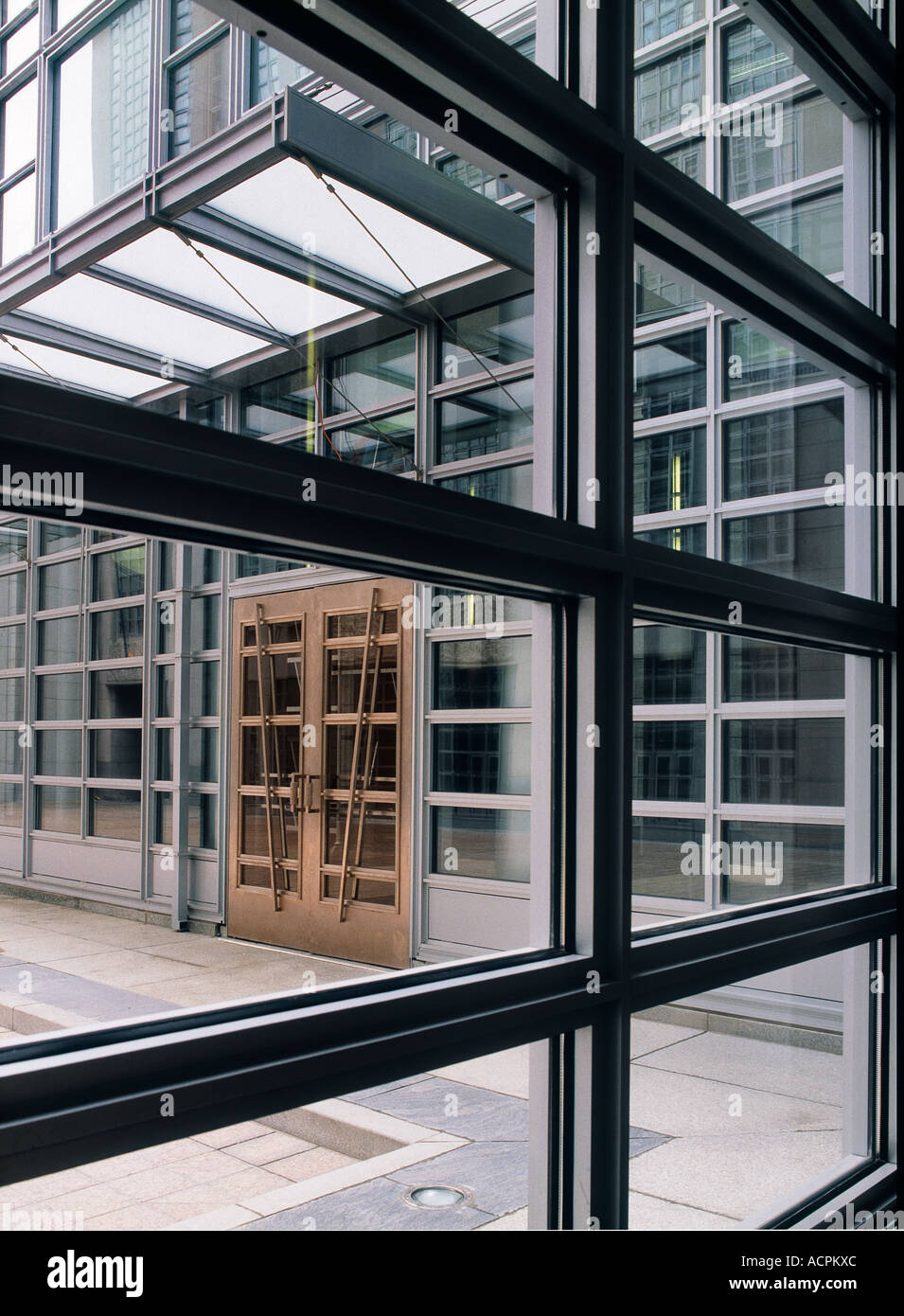 Entrance courtyard at Peterborough Court Stock Photo - Alamy