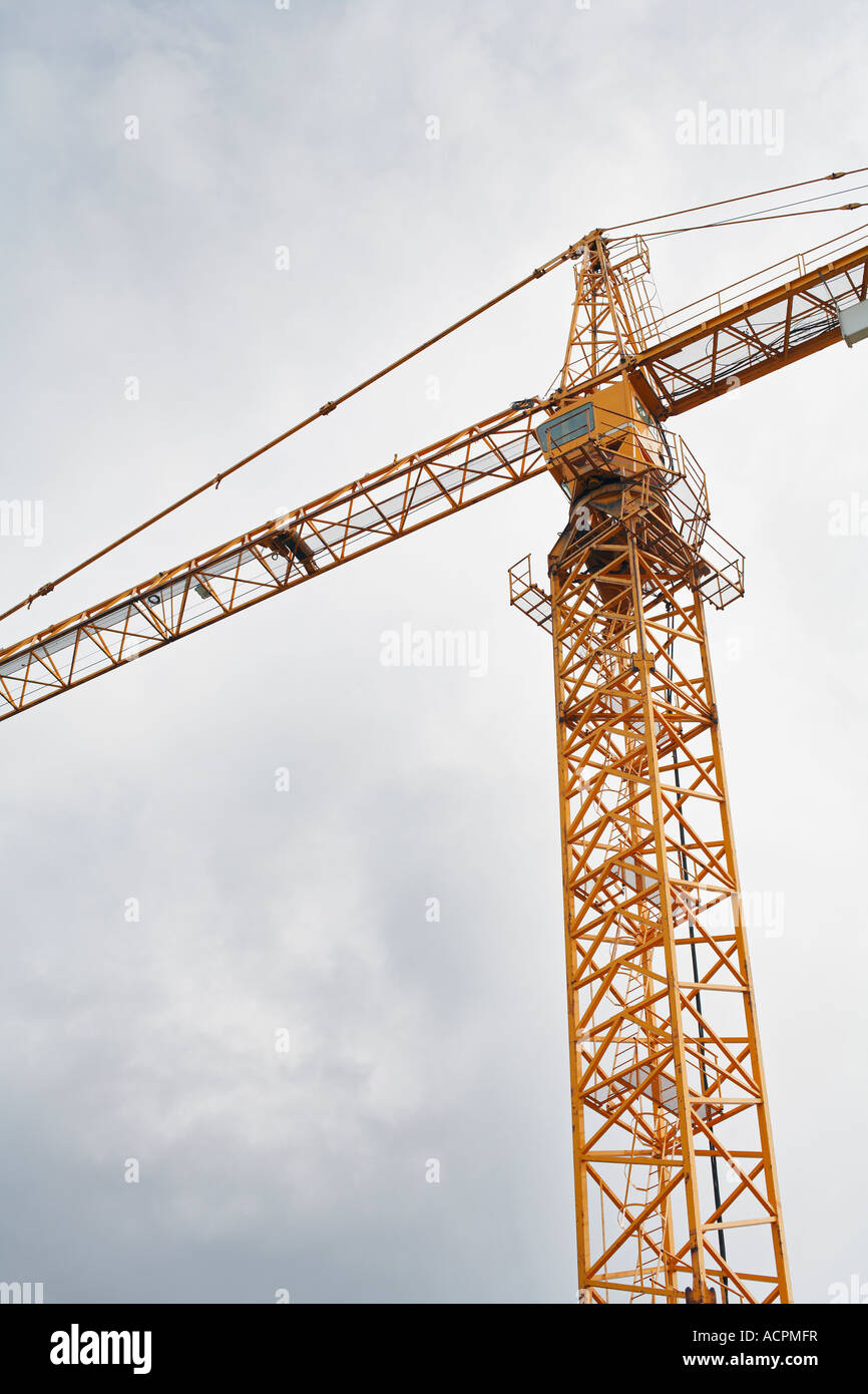 Construction site crane Stock Photo - Alamy