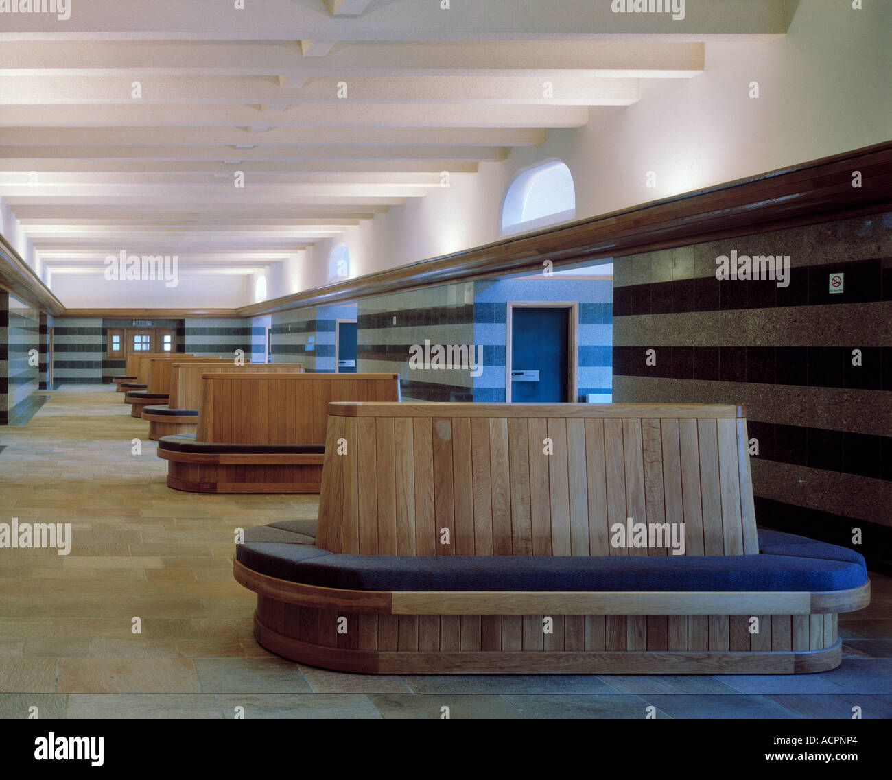 Waiting room at Bath Magistrates Court Stock Photo - Alamy