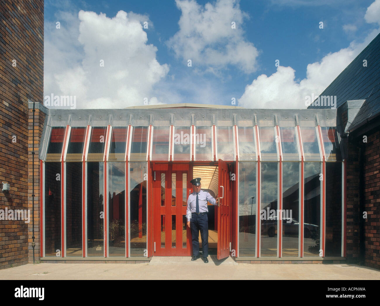 Prison Warder at Warrington Open Prison Stock Photo - Alamy