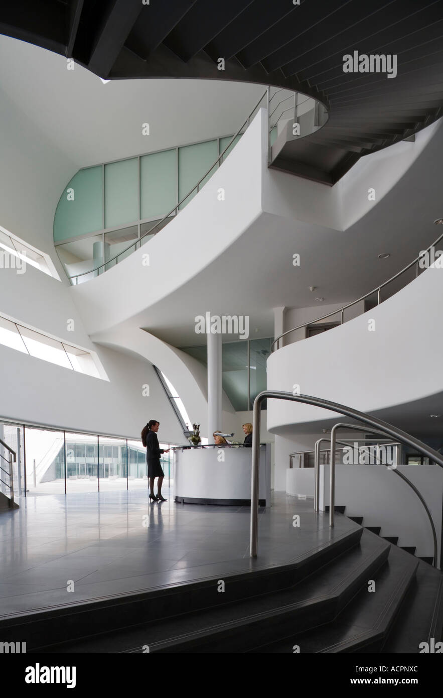 Reception desk at the TAG Farnborough Airport Stock Photo - Alamy