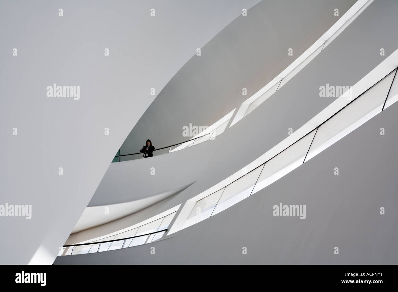 Architectural details in the interior of the TAG Farnborough Airport ...