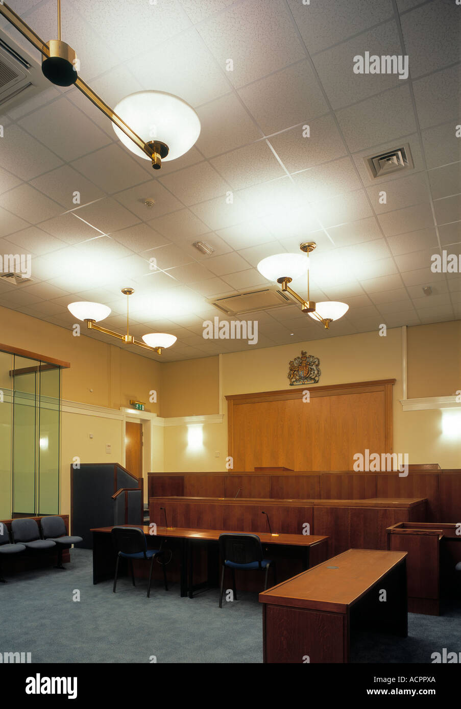 Uk magistrates court interior hi-res stock photography and images - Alamy