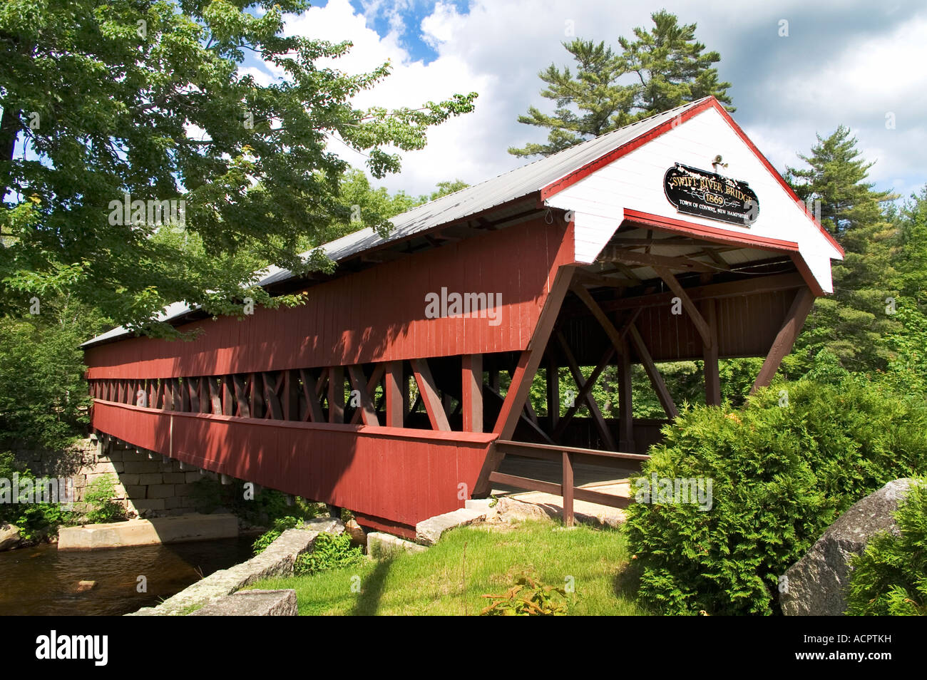 swift river bridge 1869 Stock Photo - Alamy