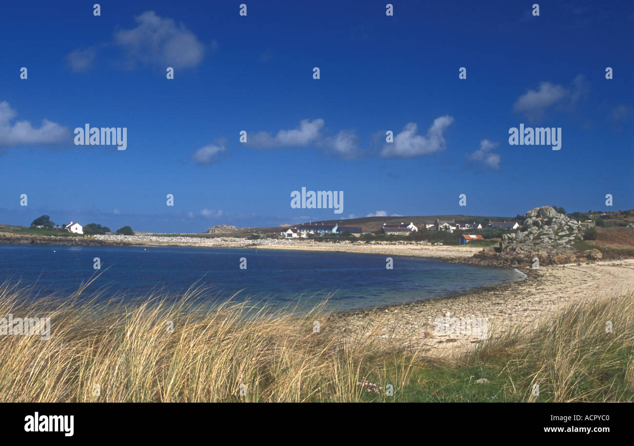 EXTENSIVE BEACH BRYHER ISLES OF SCILLY Stock Photo - Alamy