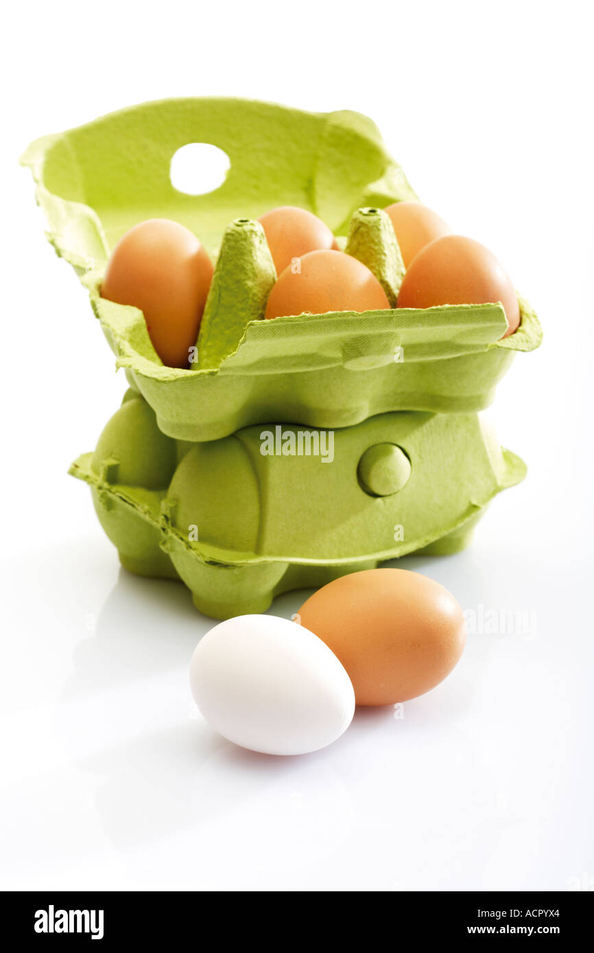 One egg in package Cut Out Stock Images & Pictures - Alamy
