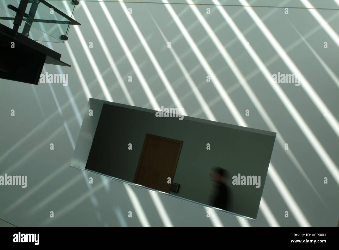 window and wall with light lines Stock Photo - Alamy