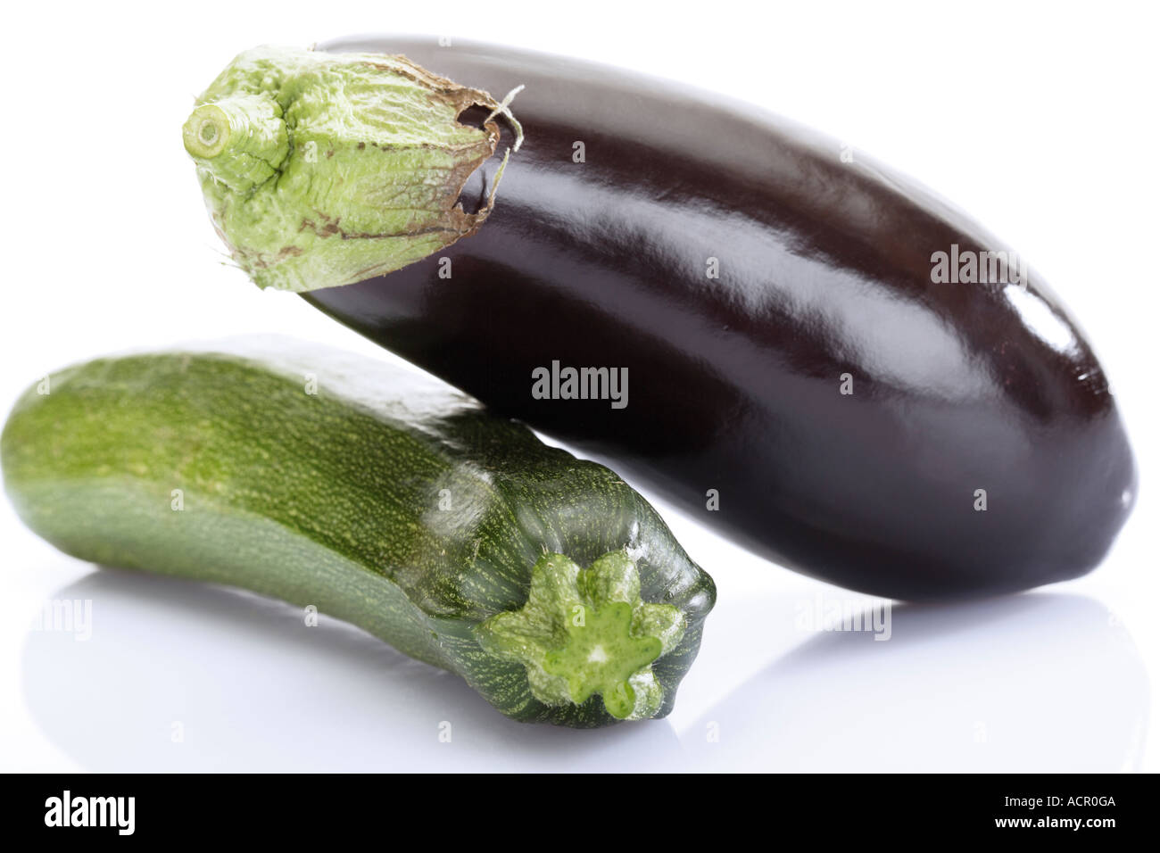 Aubergine and zucchini, close-up Stock Photo - Alamy