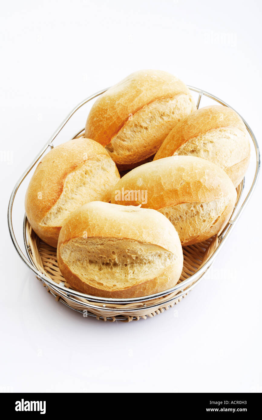 Six bread rolls Cut Out Stock Images & Pictures - Alamy