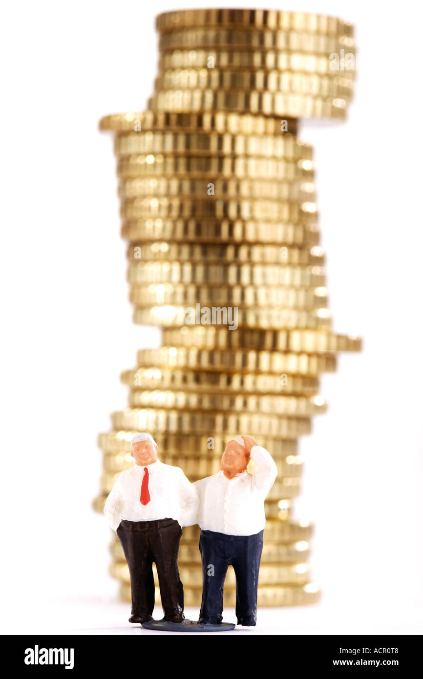Money stack figurines hi-res stock photography and images - Alamy