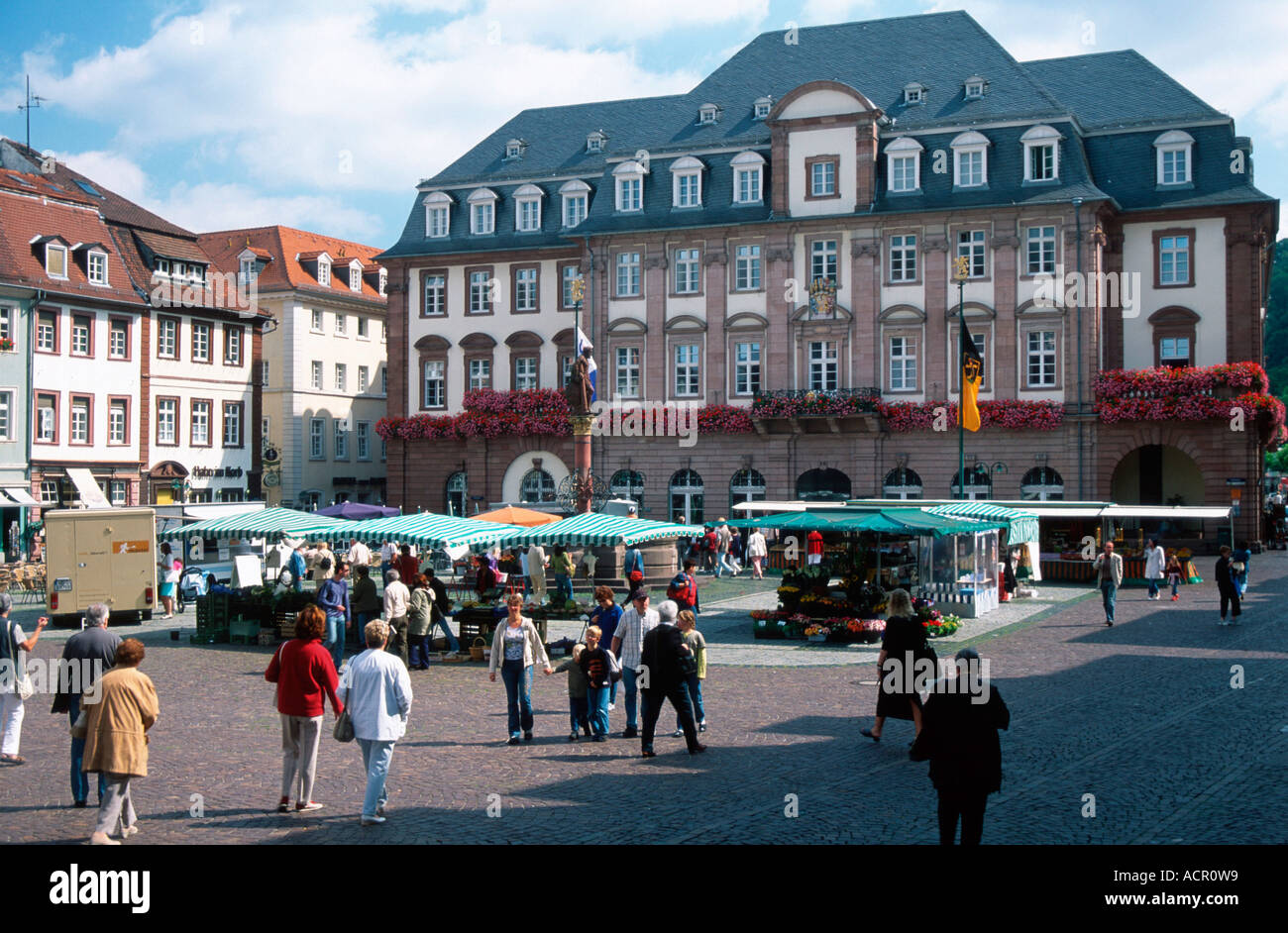 Market / Heidelberg Stock Photo - Alamy