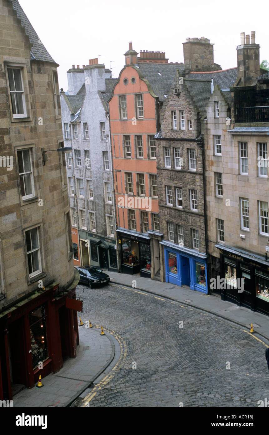 Victoria Street in Edinburgh old town Stock Photo - Alamy