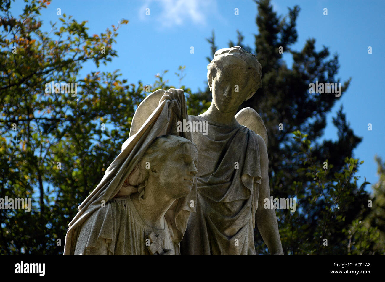 Angle in a cemetery Stock Photo - Alamy