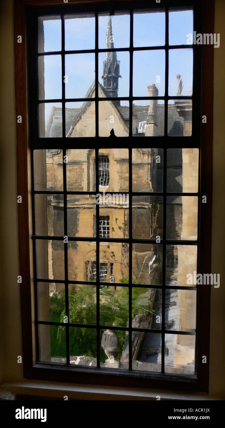 View from a Window of the Sheldonian, Oxford University, England, UK ...