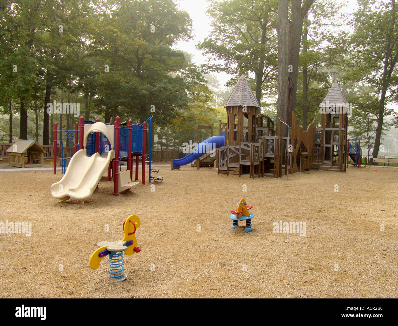 new style children s activity area in a park Toronto canada Stock Photo ...