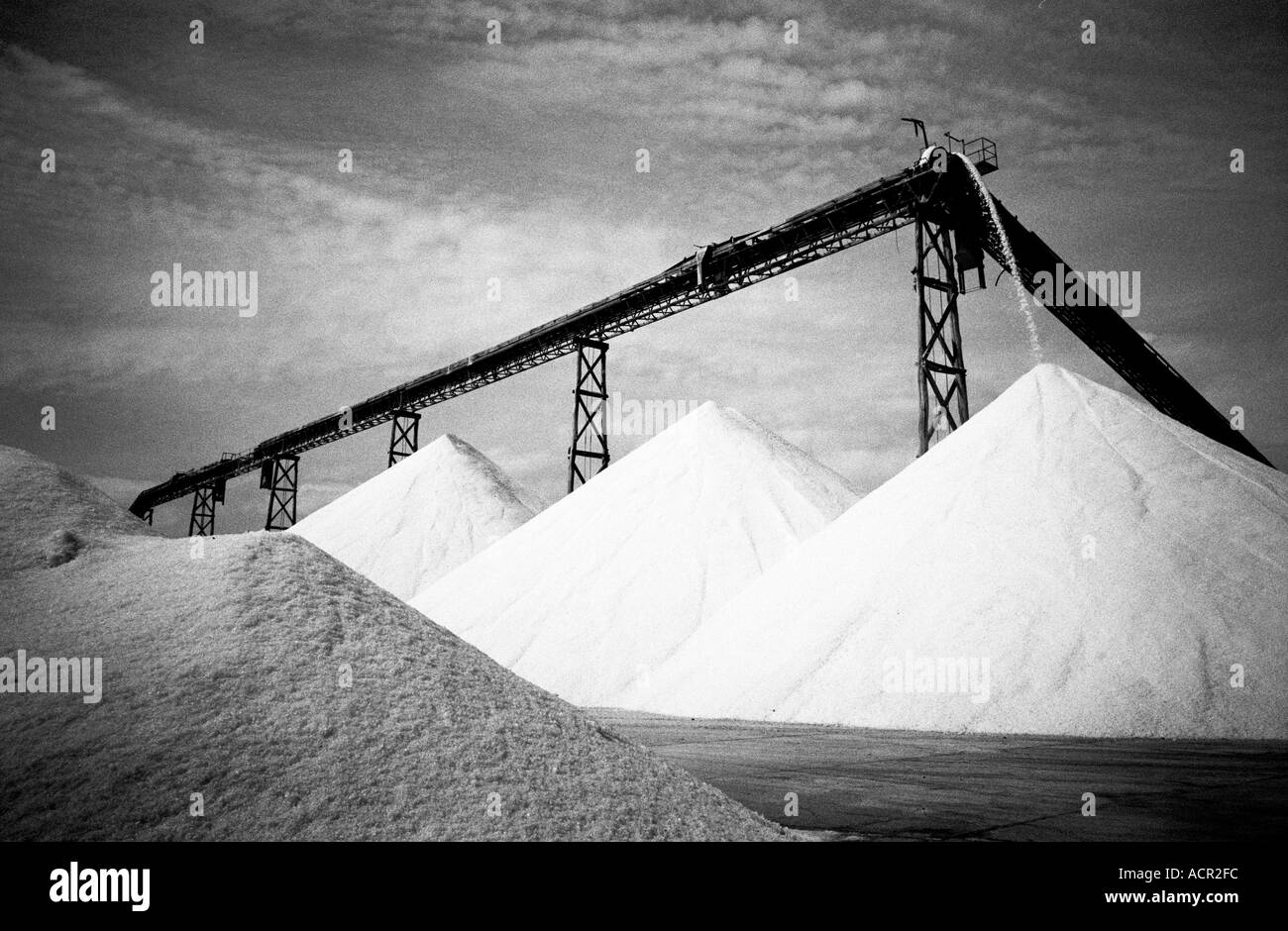 salt works south island nz Stock Photo - Alamy