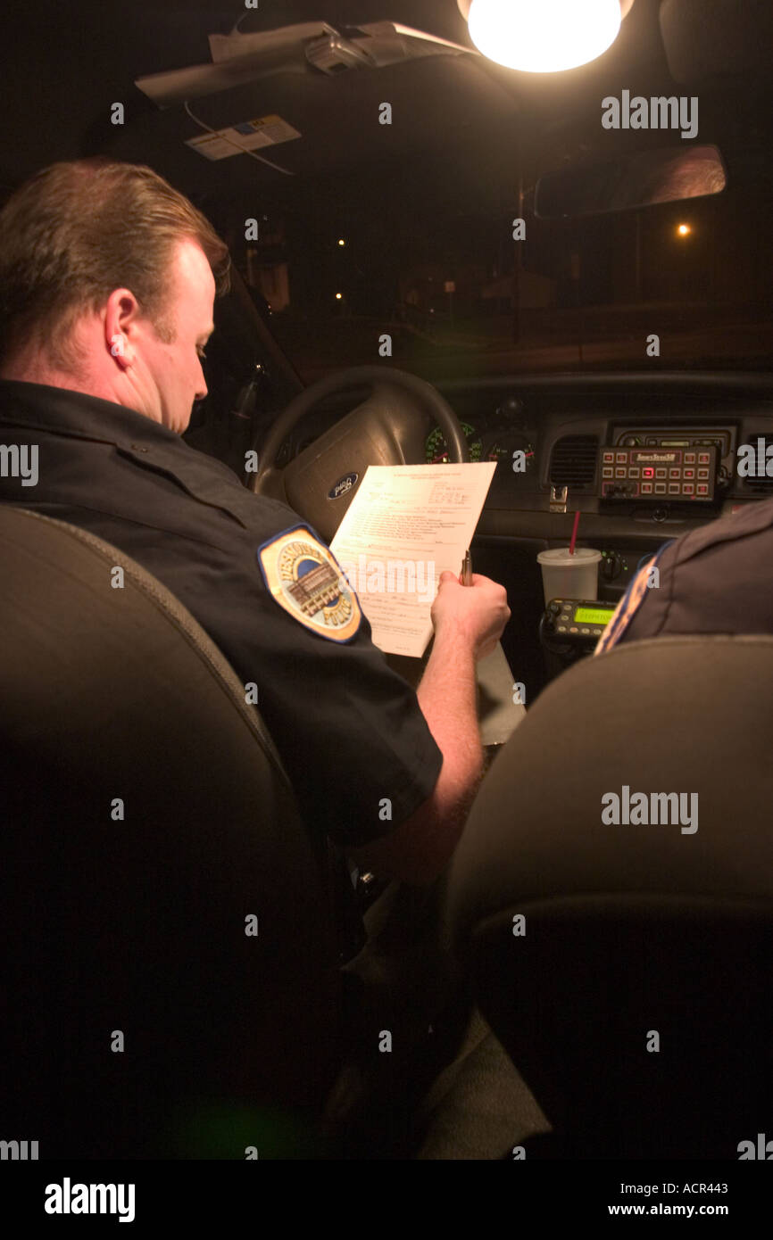 Police paperwork hi-res stock photography and images - Alamy