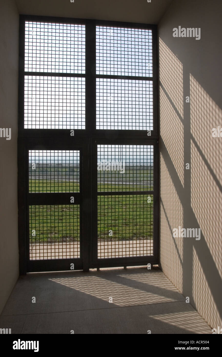 Individual recreation area in the isolation unit Tecumseh Correctional ...