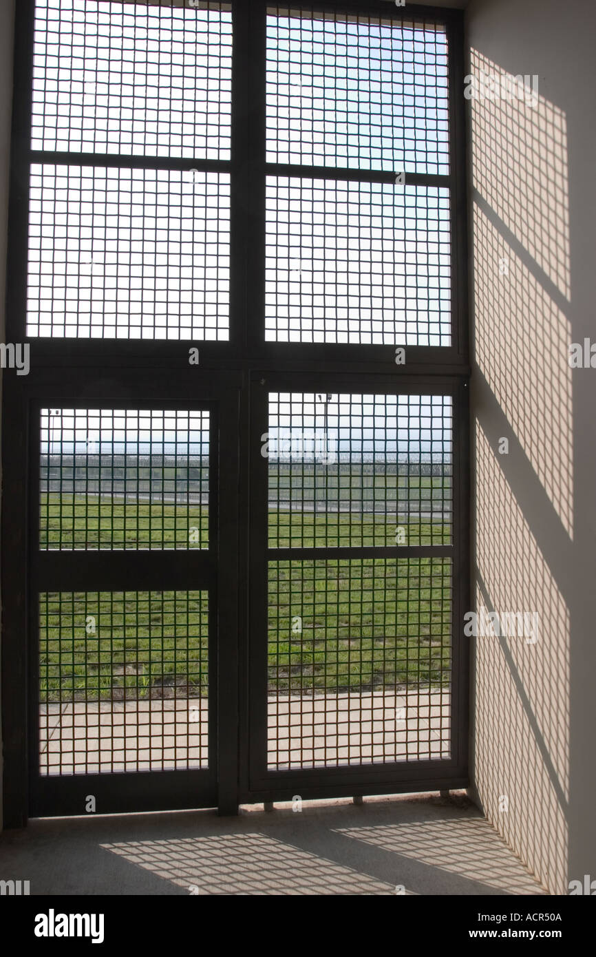 Individual recreation area in the isolation unit Tecumseh Correctional ...