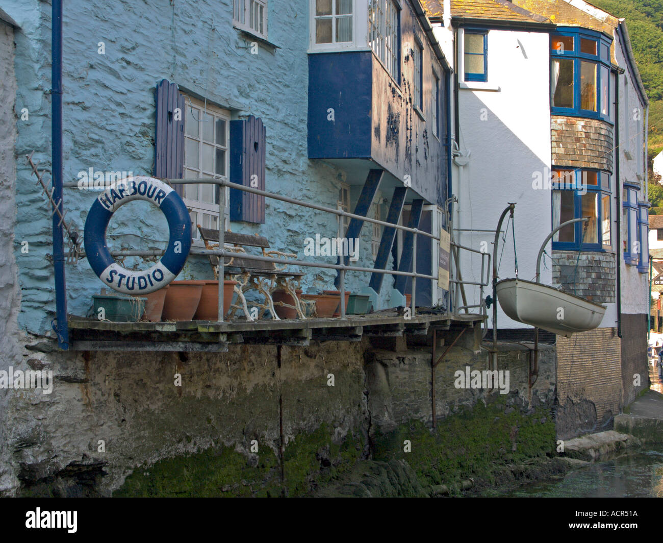 Polperro in Cornwall Stock Photo - Alamy