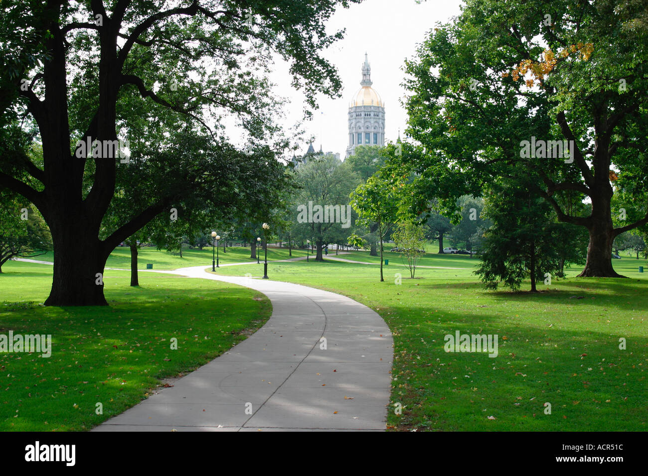 Bushnell Park Hartford Connecticut Stock Photo - Alamy