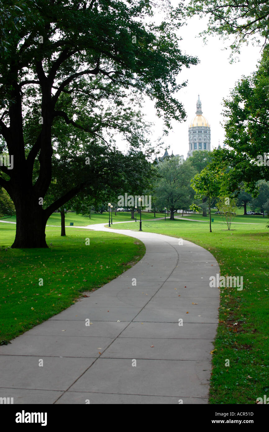 Bushnell Park Hartford Connecticut Stock Photo - Alamy