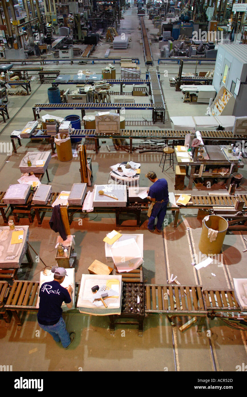 Rock of Ages Manufacturing Facility Granite Quarry Barre Vermont Stock ...