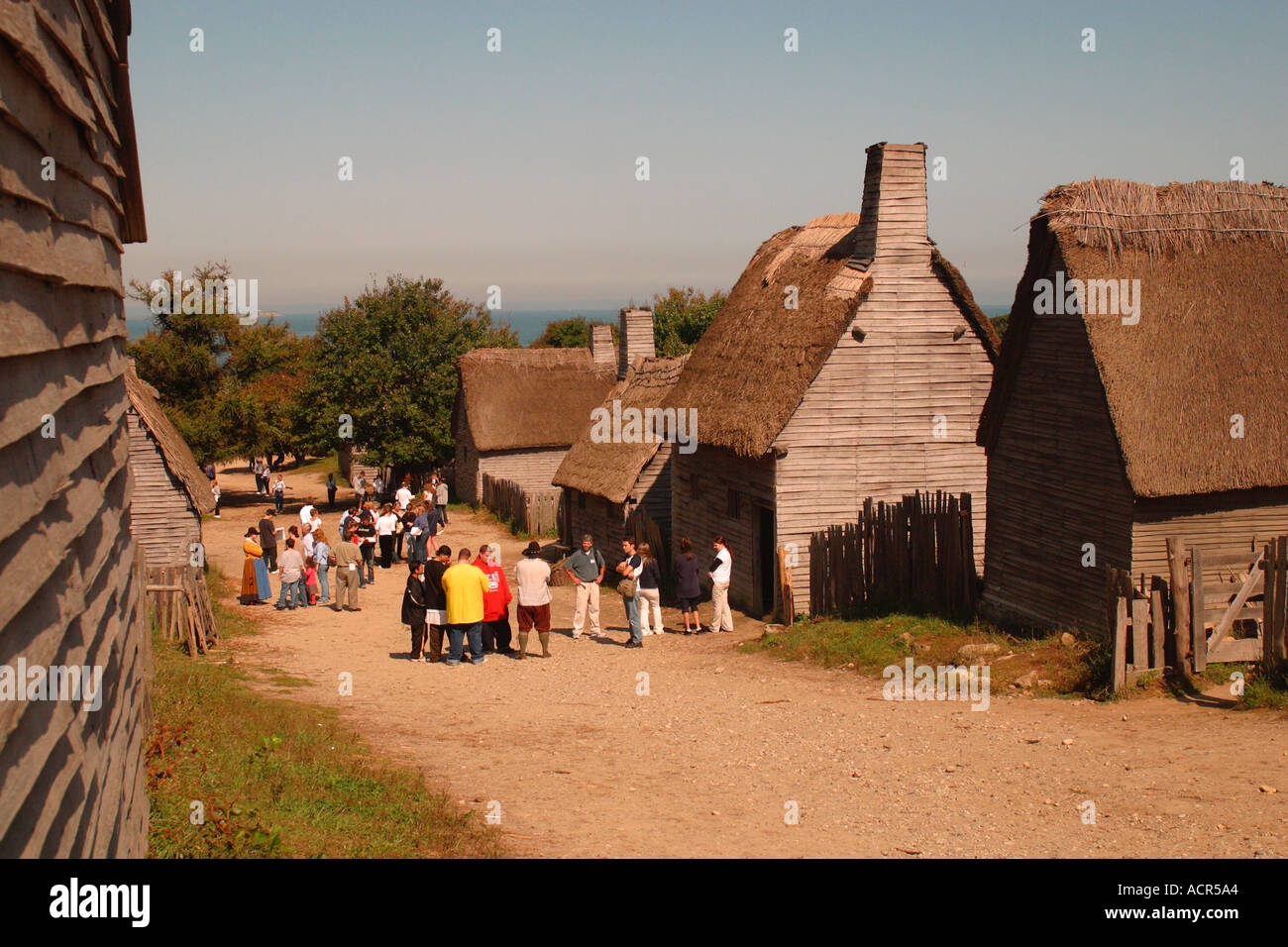 Plimouth plantation pilgrim settlement hi-res stock photography and ...